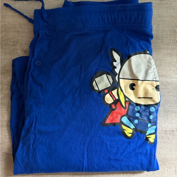 Marvel | Pants | Marvel Blue Thor Pajama Bottoms | Poshmark